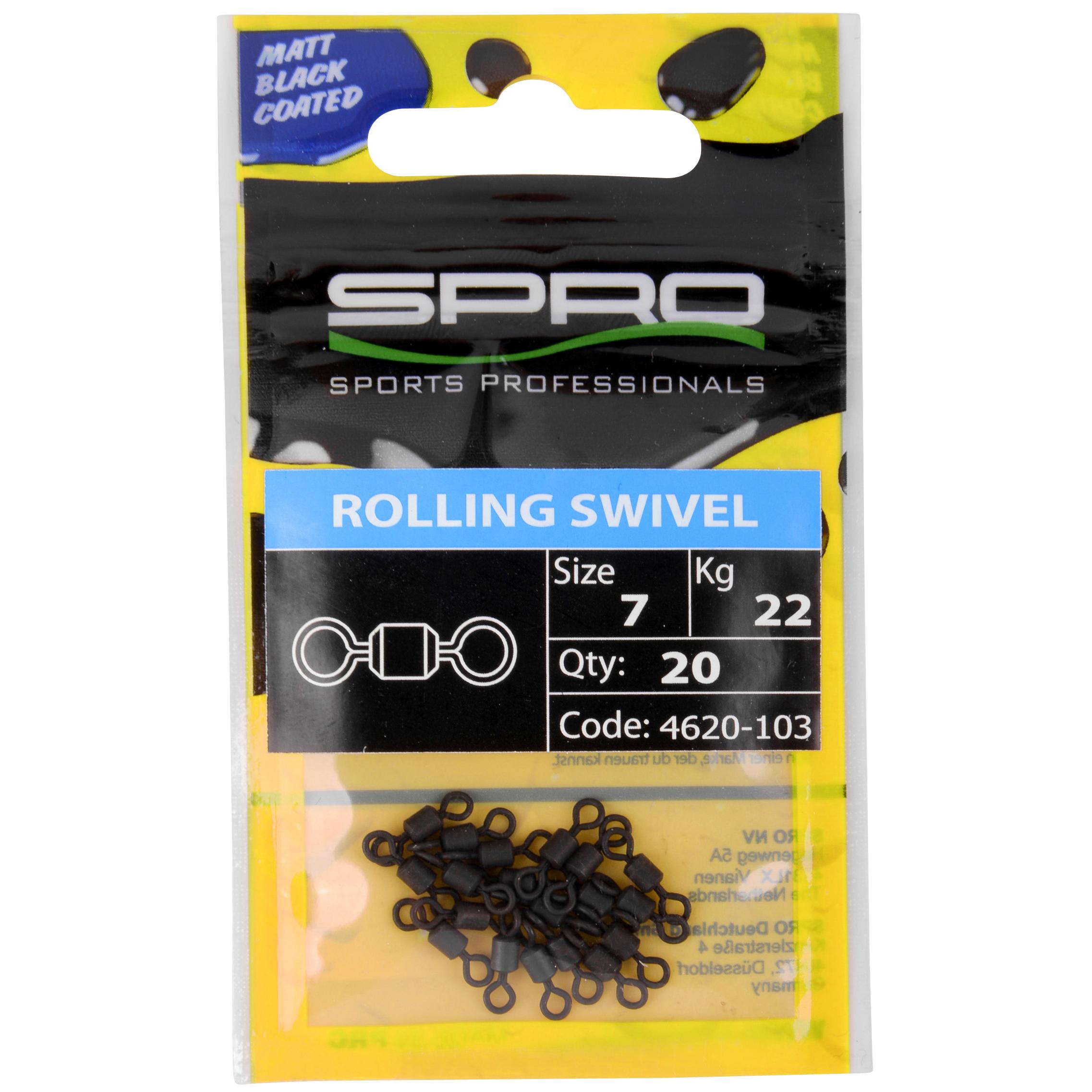 SPRO - Rolling Swivel - Matte black kopen? De Roofvisser