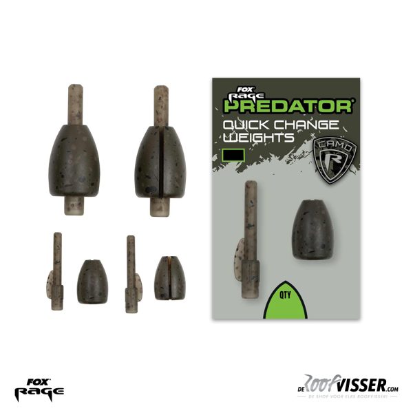 Fox Rage Predator - Quick Change Weights kopen? De Roofvisser