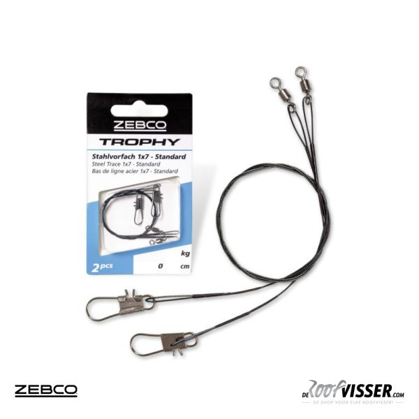 Zebco - Trophy - Stalen Leader - 1x7 - Standaard - 2 st kopen? De ...